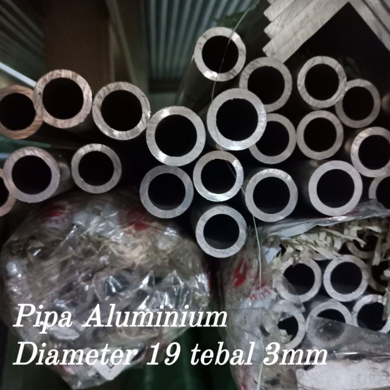 Jual Pipa Aluminium od 19 x id 13 x 800 / pipa alumunium | Shopee Indonesia