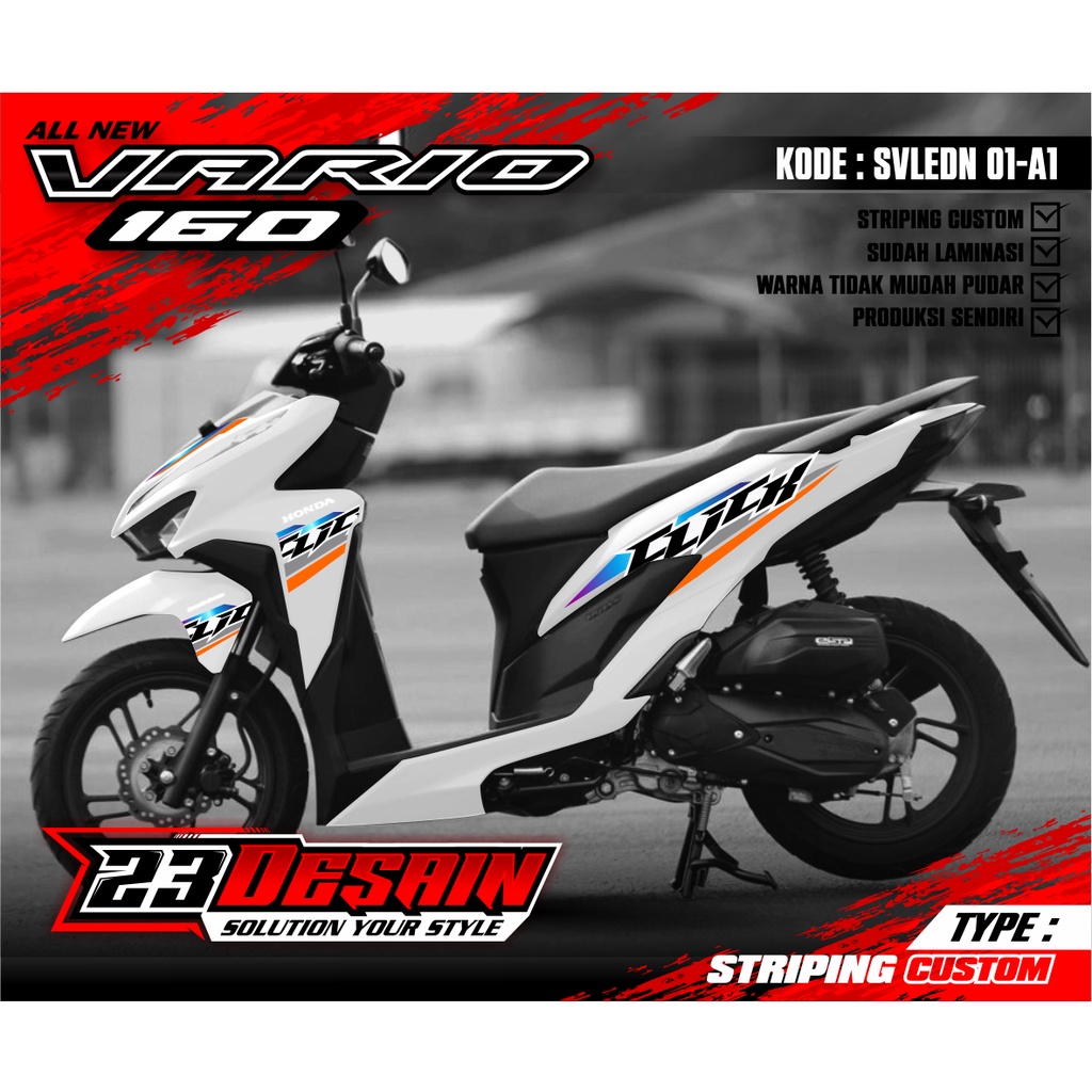Jual Striping 125 150 stiker vario 150 decal vario 125 150 Cutting Sticker 125 150 All New ...
