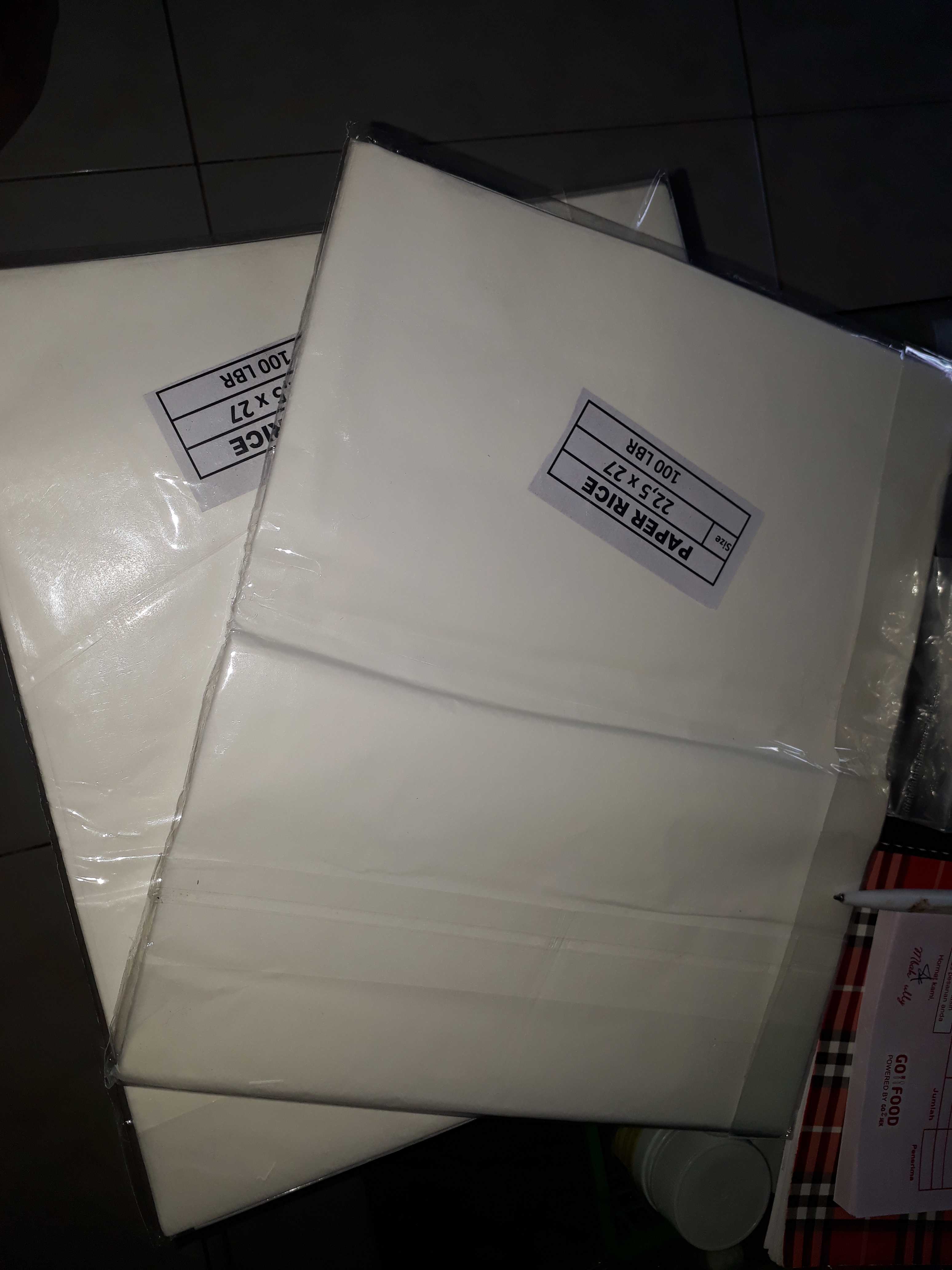 Kertas Nasi KFC 22.5x27cm / Kertas Nasi Putih / Kertas Bungkus Nasi ...