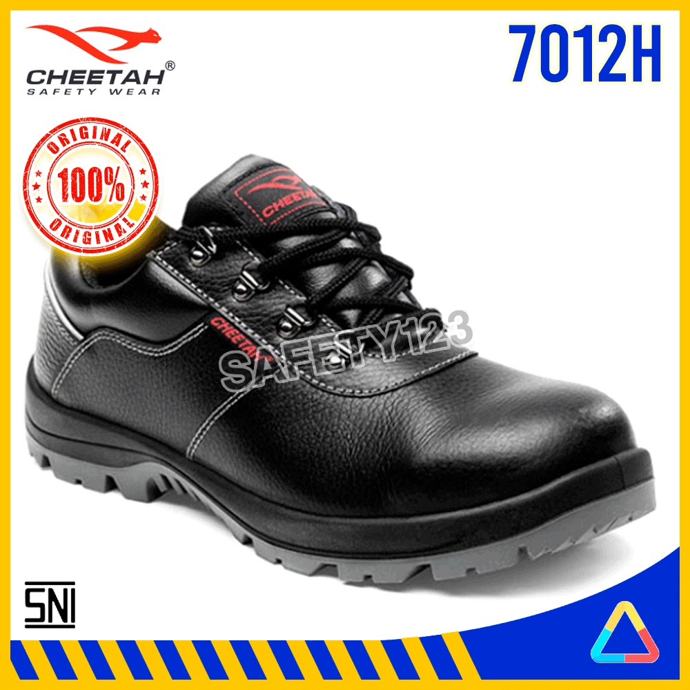 Jual Cheetah 7012H Original Sepatu Safety Shoes Lace Up Tali 7012 H ...