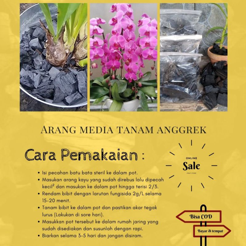 Jual ARANG KAYU BAKAR KAYU KERAS ARANG BAKAR KAYU MEDIA TANAM ANGGREK ARENG KAYU KERAS ARENG ...