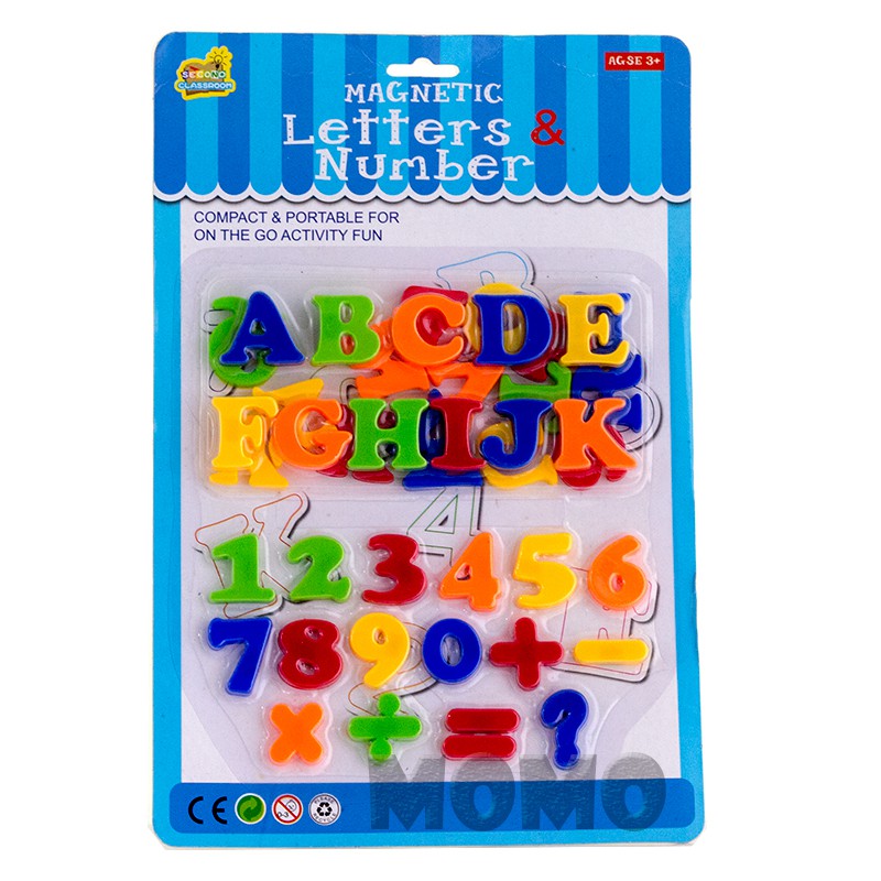 Jual Magnetic Letters & Number - Angka dan Huruf Magnetic 42 pcs ...