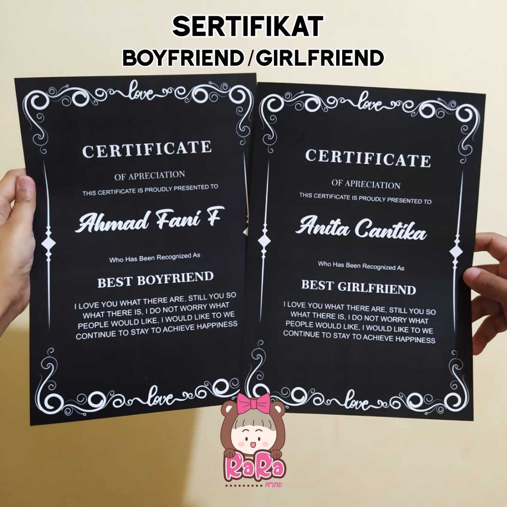 Harga Sertifikat Girlfriend Terbaru Okt 2024 |BigGo Indonesia