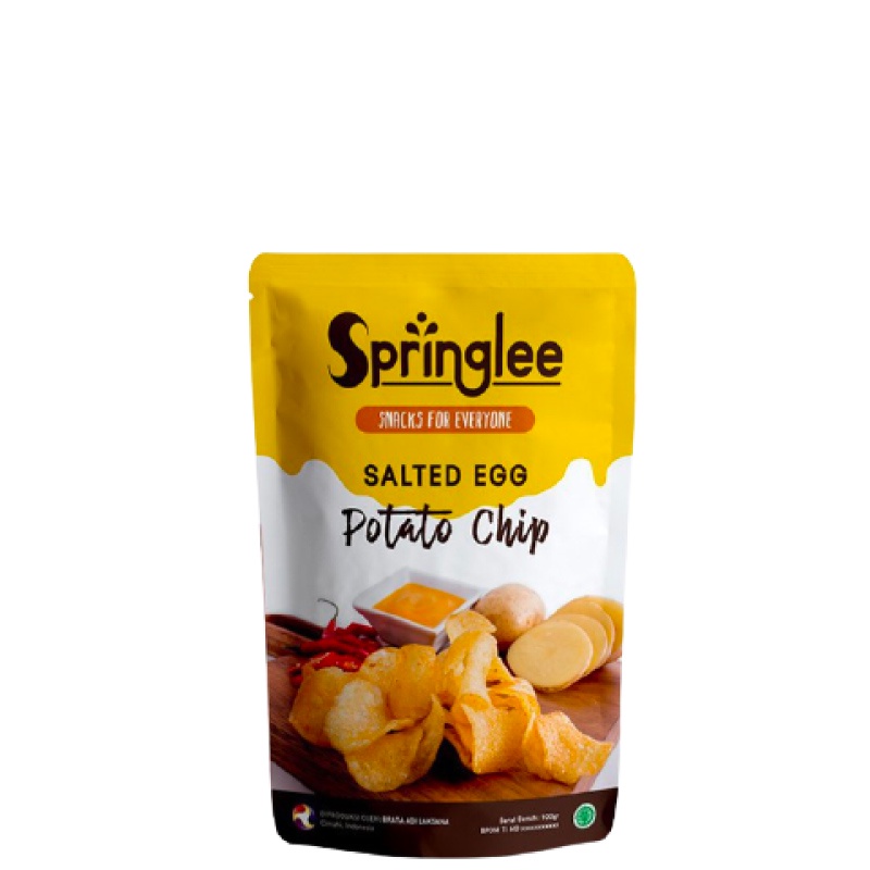 Jual Springlee Potato Chips Potato Chips Telur Asin 100 gr | Shopee ...