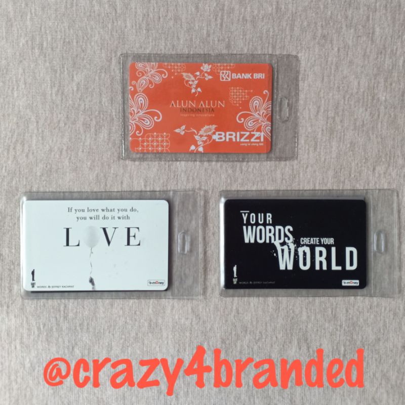 Jual Various Electronic Money Card (Brizzi BRI, E-money Mandiri, Flazz ...