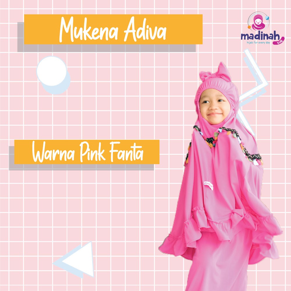 Jual Mukena Adiva Warna Pink Fanta ( M ) | Shopee Indonesia
