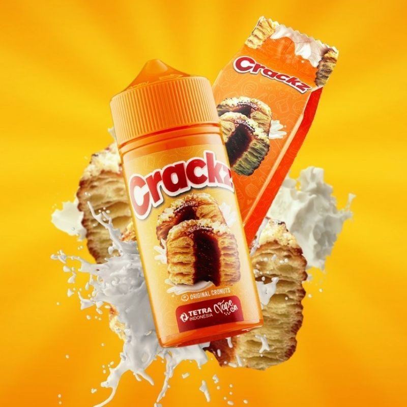Jual Crackz V2 Original Cronuts by Tetra x Vape On 100ml liquid Cracks ...