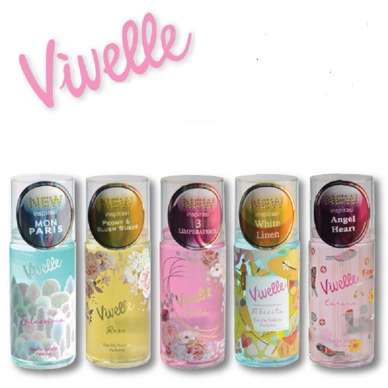 Jual Vivelle Eau De Toilette Perfume Flower Scent Parfum Wanita 100 ml ...