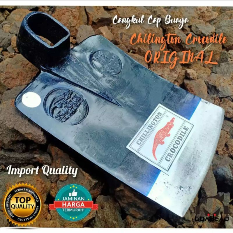 Jual Cangkul Cap Buaya Original Produk import-Cangkul Baja Anti Lengket ...
