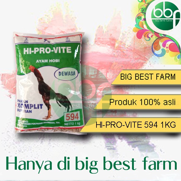 Jual Makanan Ayam Hiprovit 594 (1kg) | Shopee Indonesia