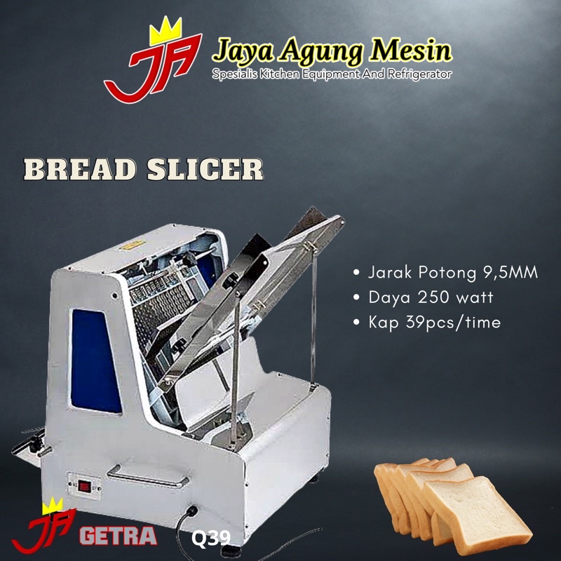 Jual BREAD SLICER GETRA Q39/MESIN PEMOTONG ROTI TAWAR Q-39 Getra/Mesin ...