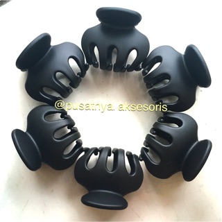 Jual JEPITAN RAMBUT JEDAI SUPER JUMBO 7.5CM HITAM DOFF PER PACK ISI ...