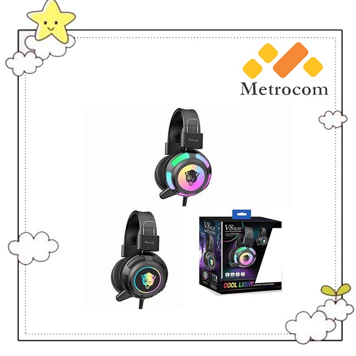 Jual Headset V8 RGB | Shopee Indonesia