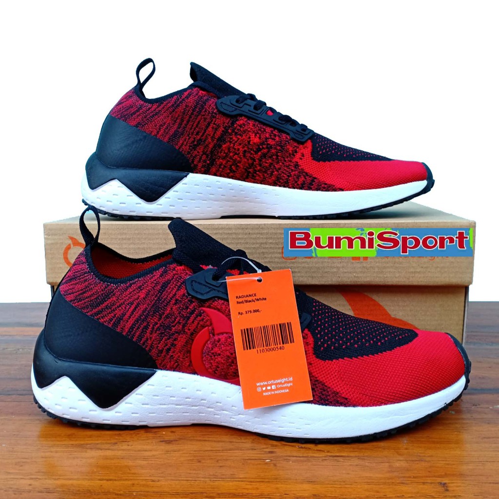 Jual Sepatu Running Ortuseight Ortus Radiance Red/Black/White Original ...