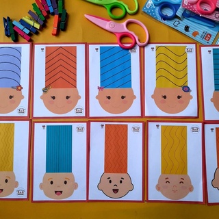 Jual Mainan Motorik Halus Anak Worksheet Aktivitas Menggunting Mainan ...