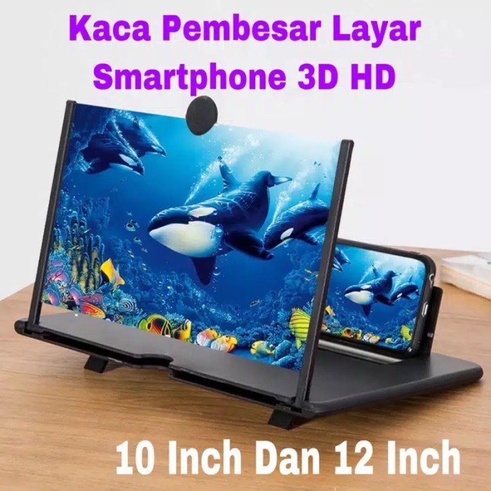 Jual Kaca pembesar layar Smartphone 3D / pembesar layar hp | Shopee ...