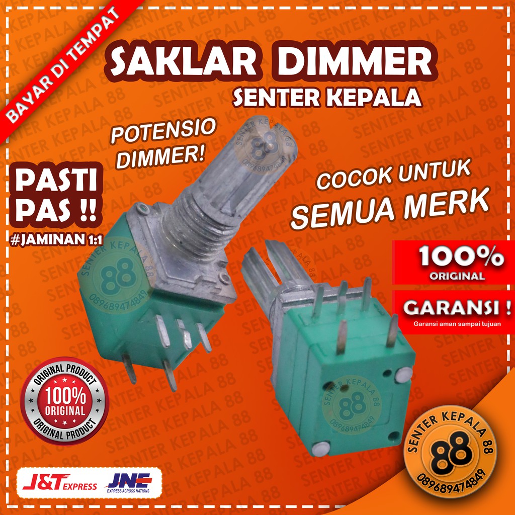 Jual Dony Saklar Tombol Volume Dimmer Dimer Saklar On Off Dimmer Putar ...