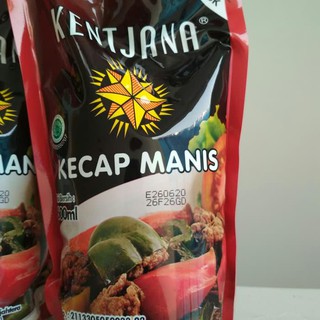 Jual KECAP MANIS CAP KENTJANA KENCANA REFILL 600ML KHAS KEHUMEN ...