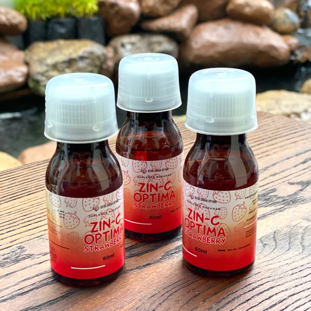 Jual ZINC OPTIMA STRAWBERRY - 60ML | Shopee Indonesia