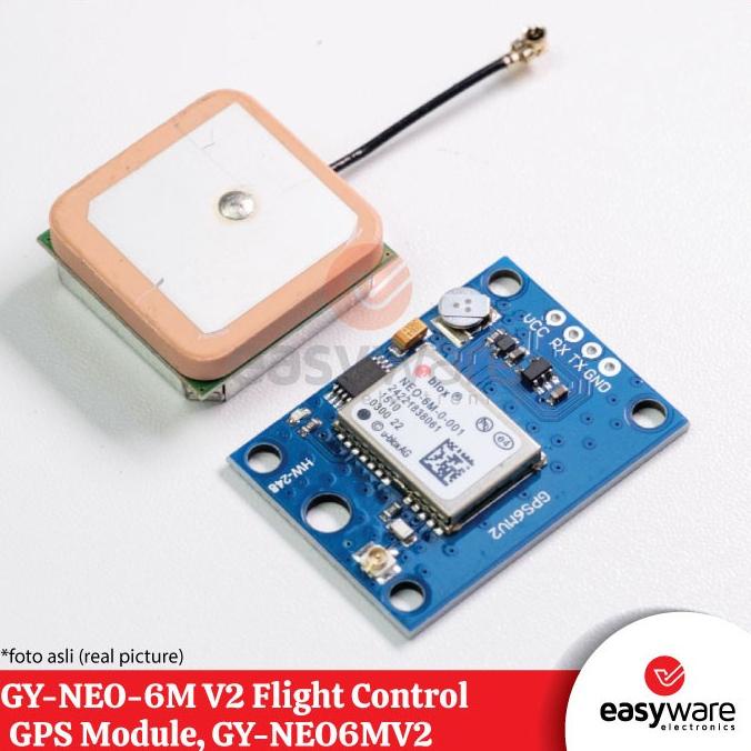 Jual GPS MODULE UBLOX NEO 6M V2 GPS UBLOX NEO GY-GPS6MV2 | Shopee Indonesia