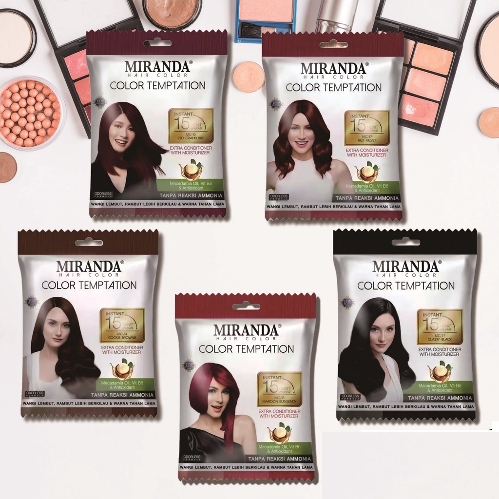 Jual Miranda Hair Color Sachet / Semir Sachet Miranda | Shopee Indonesia
