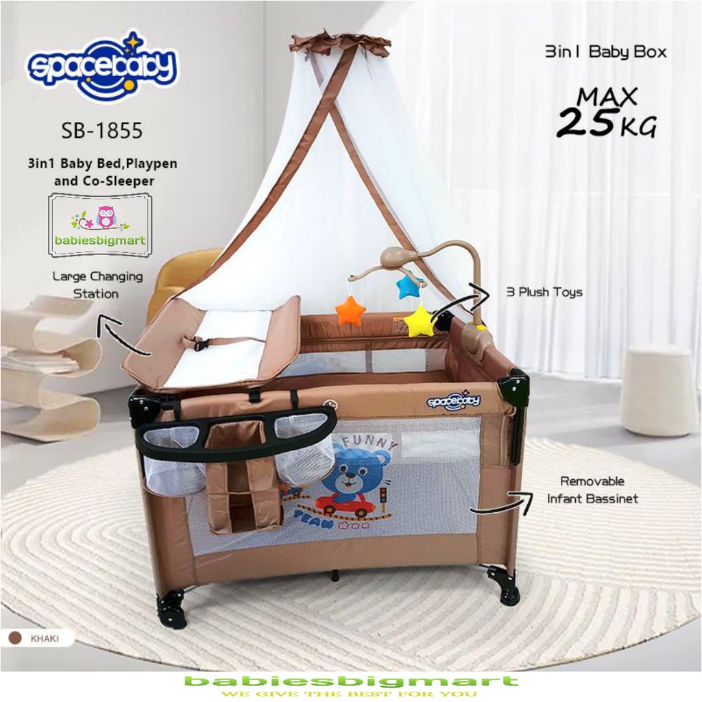 Jual Baby Box Tempat Tidur Bayi Pliko 828 - LR Spacebaby SB 1822 / SB ...