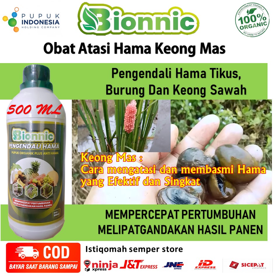 Jual PROMO Bionnic Obat Atasi Hama Keong Mas Paling Ampuh - Bionnic ...