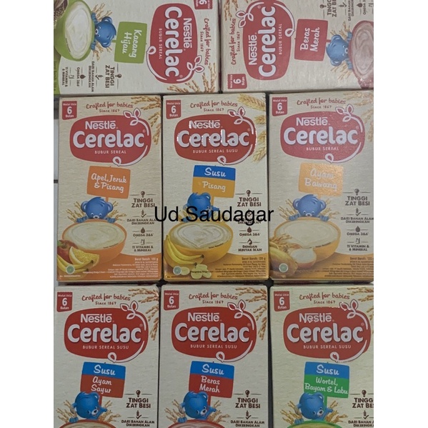 Jual Nestle Cerelac Bubur Bayi 120gr Usia 6-12bulan | Shopee Indonesia