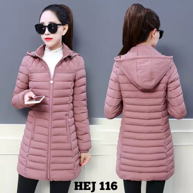 Jual Jaket Winter Mantel Wanita Long Coat Musim Dingin - Jaket Tebal Hangat Ringan Panjang ...