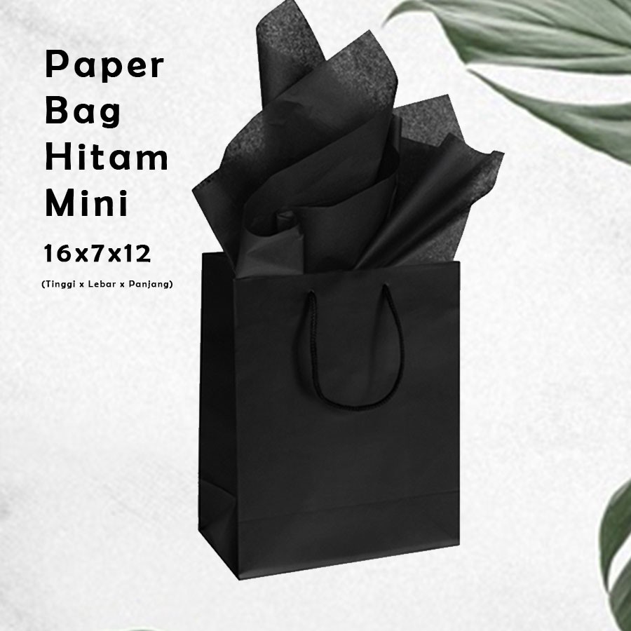 Jual Paper Bag Polos Warna Hitam 16x7x12cm Paper Bag Kado Souvenir ... Jual Paper Bag Polos Warna Hitam 16x7x12cm Paper Bag Kado Souvenir ...
