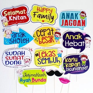 Jual NEW ICON KHITAN PROPS PHOTO BOOTH AKSESORIS DEKORASI KHITANAN FOTO ...