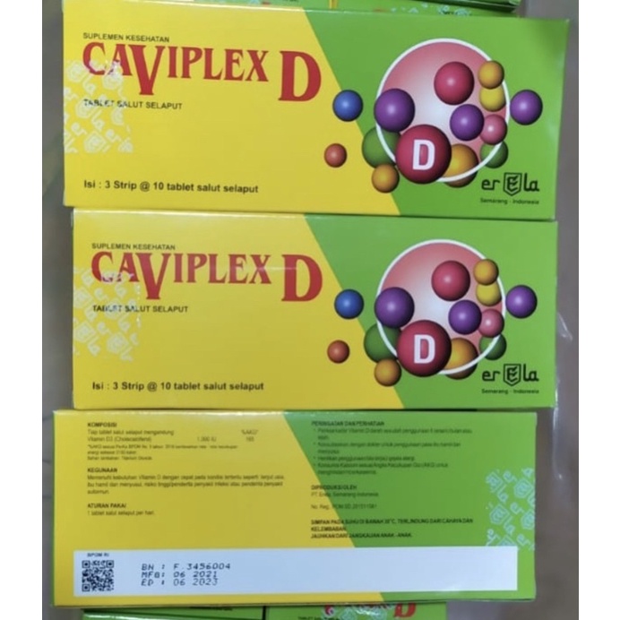 Jual CAVIPLEX D3 1000 IU - BOX | Shopee Indonesia