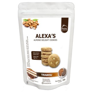 Jual Royal Alexa almond delight Cookies Tiramisu 180 Gr | Shopee Indonesia
