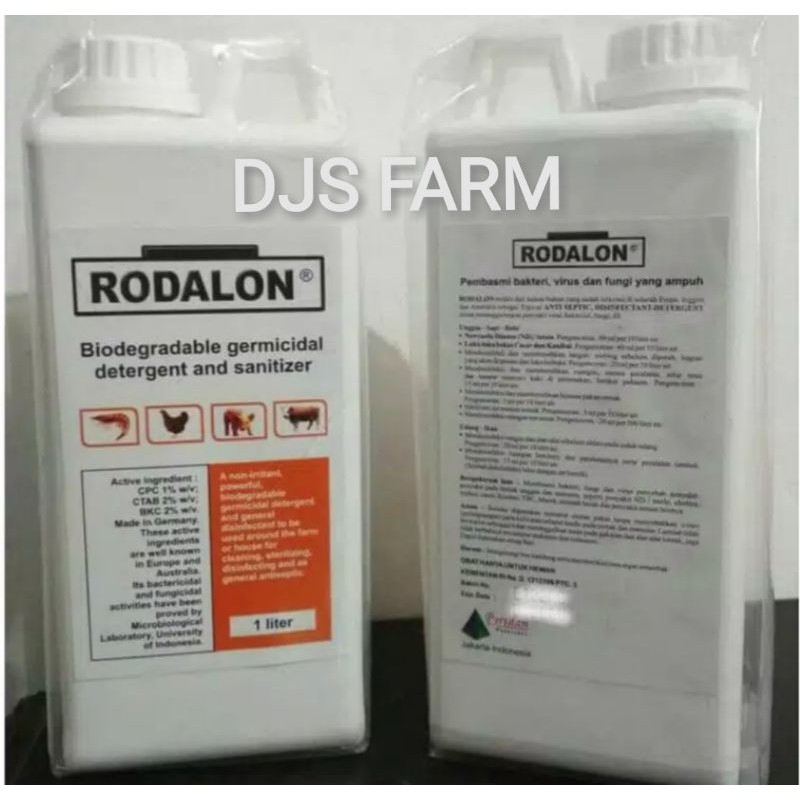 Jual Rodalon 1 liter antiseptik pembasmi bakteri virus kuman pada hewan ...