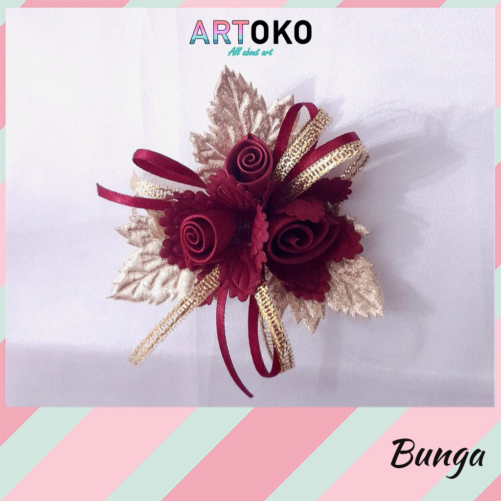 Jual Bros BUNGA SHADOW Corsage Bridesmaid Pin Aksesoris Dekorasi ...