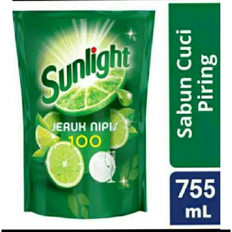 Jual sunlight sabun cuci piring dishwash jeruk nipis 10x bersihkan | Shopee Indonesia