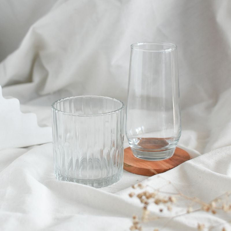 Jual Set Gelas Season Winter and Summer Gelas Kaca Aesthetic Korea Estetik | Shopee Indonesia