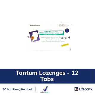 Jual Tantum Lozenges - 12 Tabs - Tablet Hisap - LIFEPACK Indonesia ...