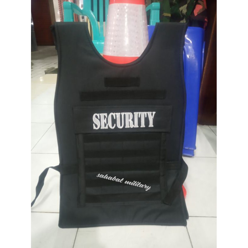 Jual Rompi Security/Rompi Warna Hitam/ Rompi Tebal/Rompi Satpam/ Rompi ...