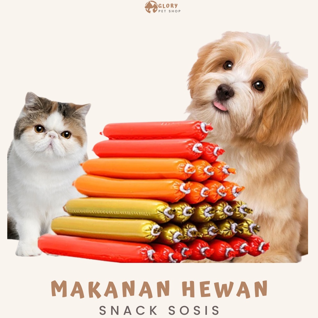 Jual SOSIS SNACK CEMILAN KUCING ANJING CAT DOG ANEKA RASA UNTUK HEWAN ...