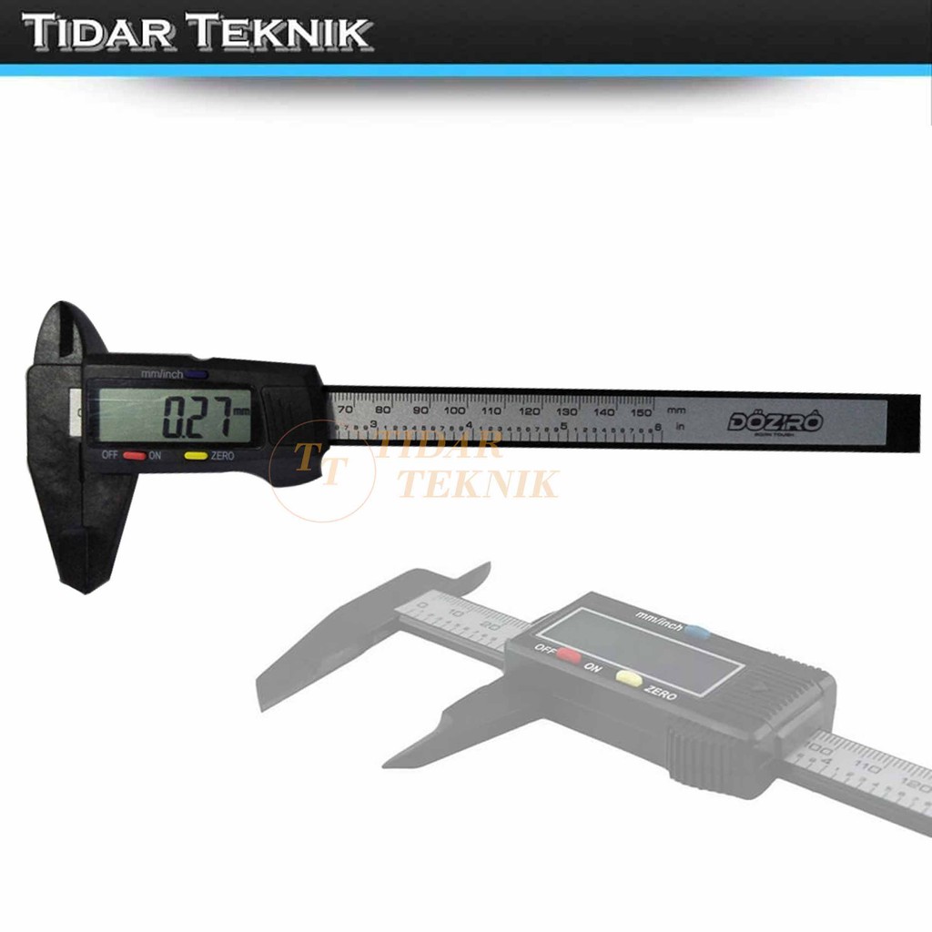 Jual Digital Vernier Caliper Doziro Meter Jangka 150MM sketmat Jangka Sorong | Shopee Indonesia