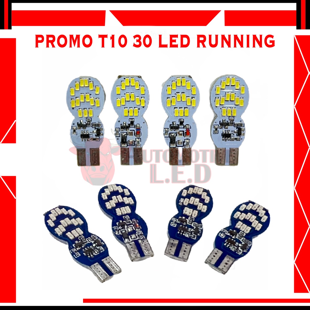 Jual ORIGINAL LAMPU LED T10 30 MATA LED RUNNING 15 WATT LAMPU SEIN ...