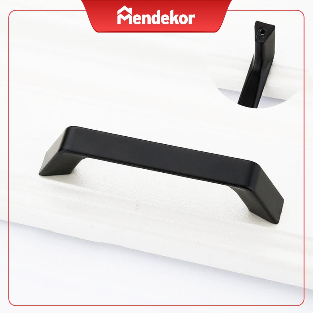 Jual Handle Gagang Tarik Pintu Laci Lemari Hitam Modern Awet Bagus ...