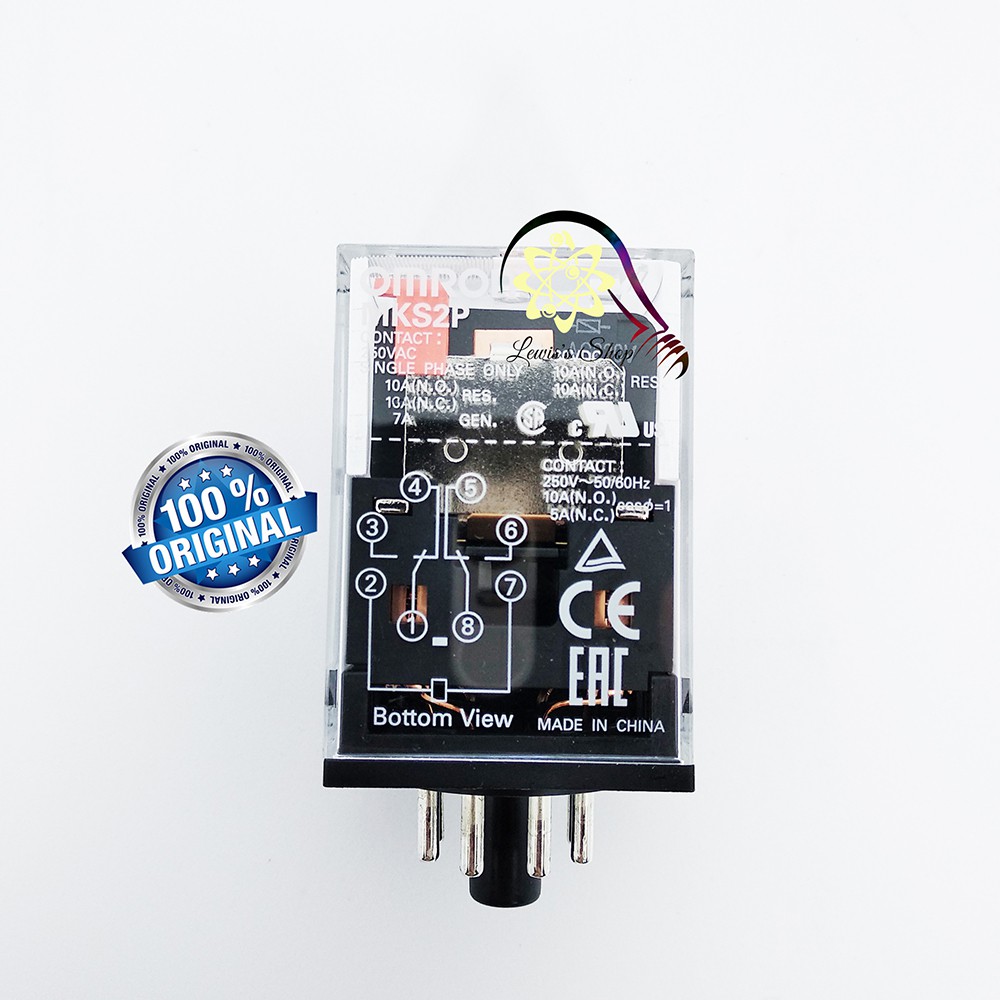 Jual Relay Omron MKS2P 220VAC 12VDC Original | Shopee Indonesia