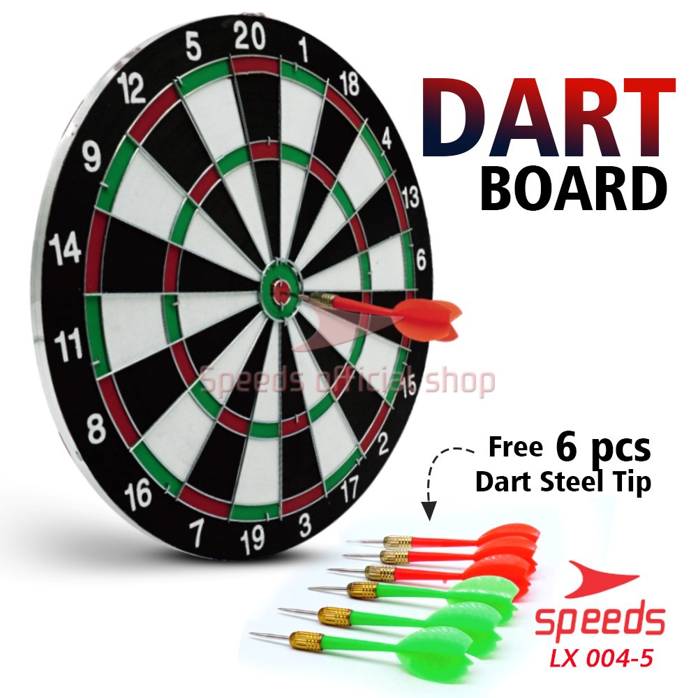 Jual SPEEDS DART GAME BESAR 15in Papan Dart Panahan Dinding Board busur ...