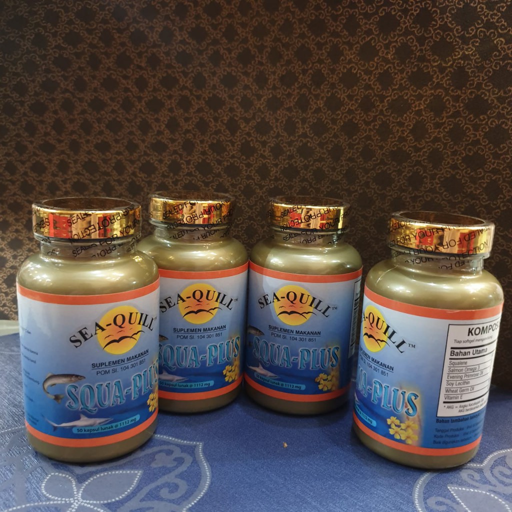 Jual Sea-Quill SeaQuill Sea Quill Minyak ikan Squa-Plus isi 50 / 100 ...