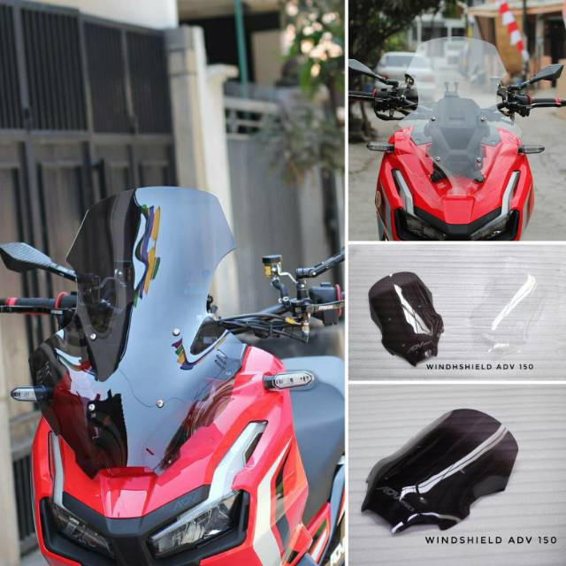 Jual WINDSHIELD HONDA ADV 150 VISOR ADV 150 KACA DEPAN ADV 150 MIKA ADV ...