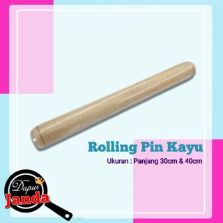 Jual Rolling Pin Kayu / Penggilas adonan / Perata Adonan / Sipatan ...