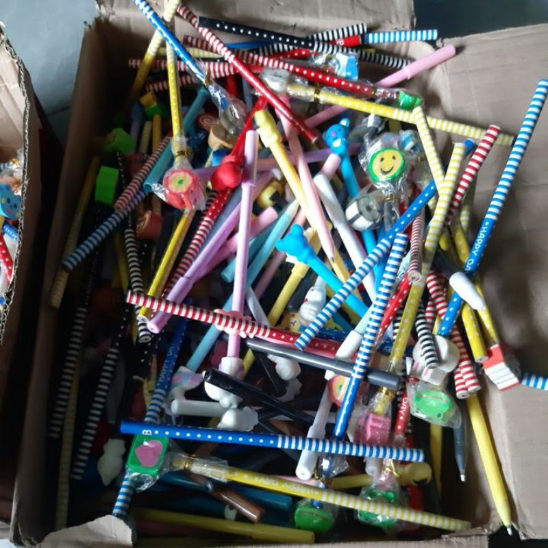 Jual Pulpen BT21 & Pensil Karakter BS ( Rusak Sedikit ) | Shopee Indonesia