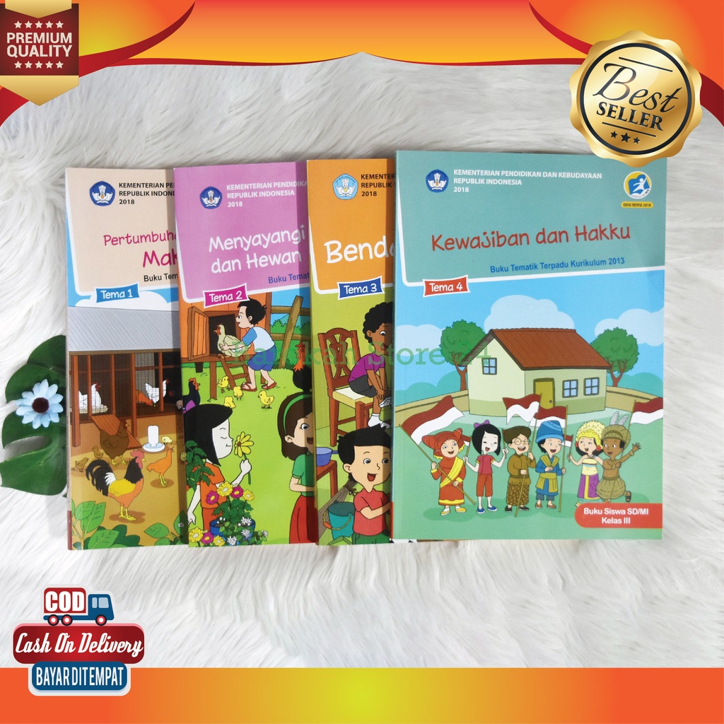 Jual Ready Stok! Buku Paket Pelajaran Kelas 3 SD/MI ~ Semester 1 & 2 ...